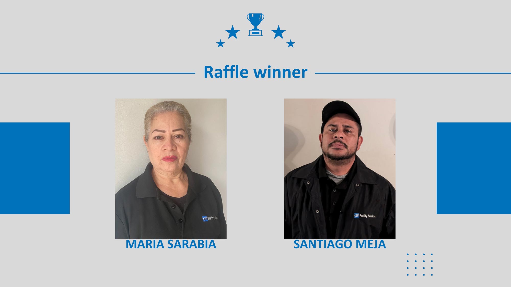 Congratulations Maria and Santiago for Winning our TWS Facility ...